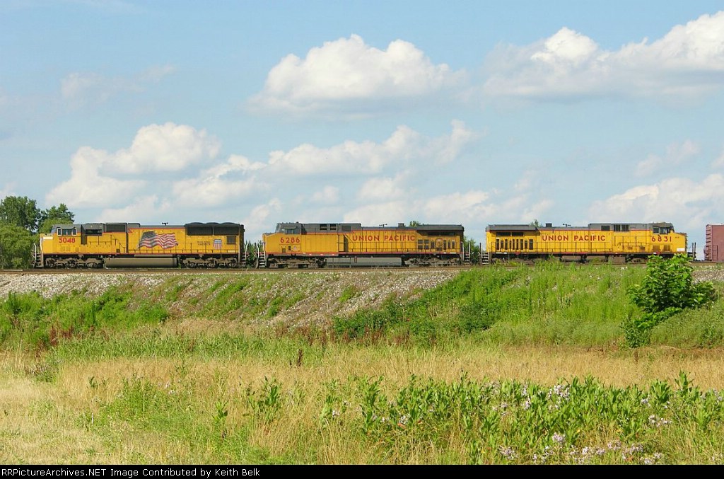 UP 5048, 6286 and 6831